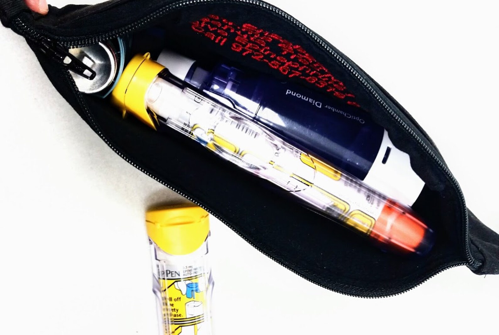 Custom Inhaler / Chamber / Epi-pen Fanny Pack / Case With - Etsy
