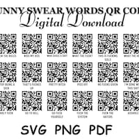 F Ck You QR Code Svg, QR Code Scan Svg - Etsy UK