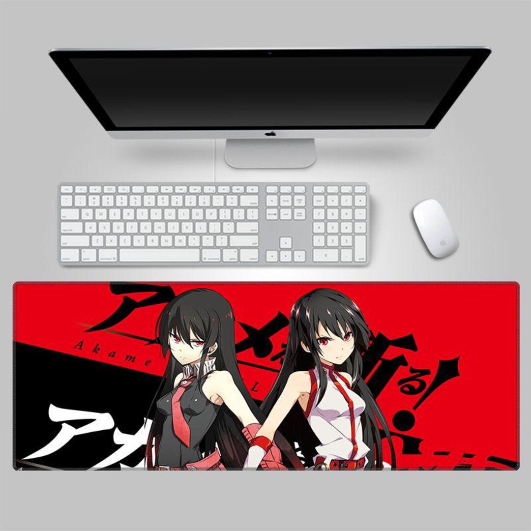 Akame Ga Kill Anime Mousepad Esdeath Akame Mine Gaming Desk Mat Large ...