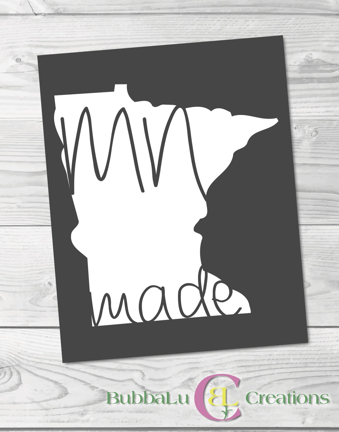 Minnesota DIGITAL DOWNLOAD - MN Artwork - Minnesota Made - Minnesota ...