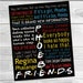 Friends TV Show Character Quotes. DIGITAL DOWNLOAD. Friends Show Art ...
