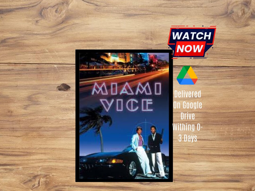 Miami Vice Complete Series All Seasons — TV Show Collection - Etsy