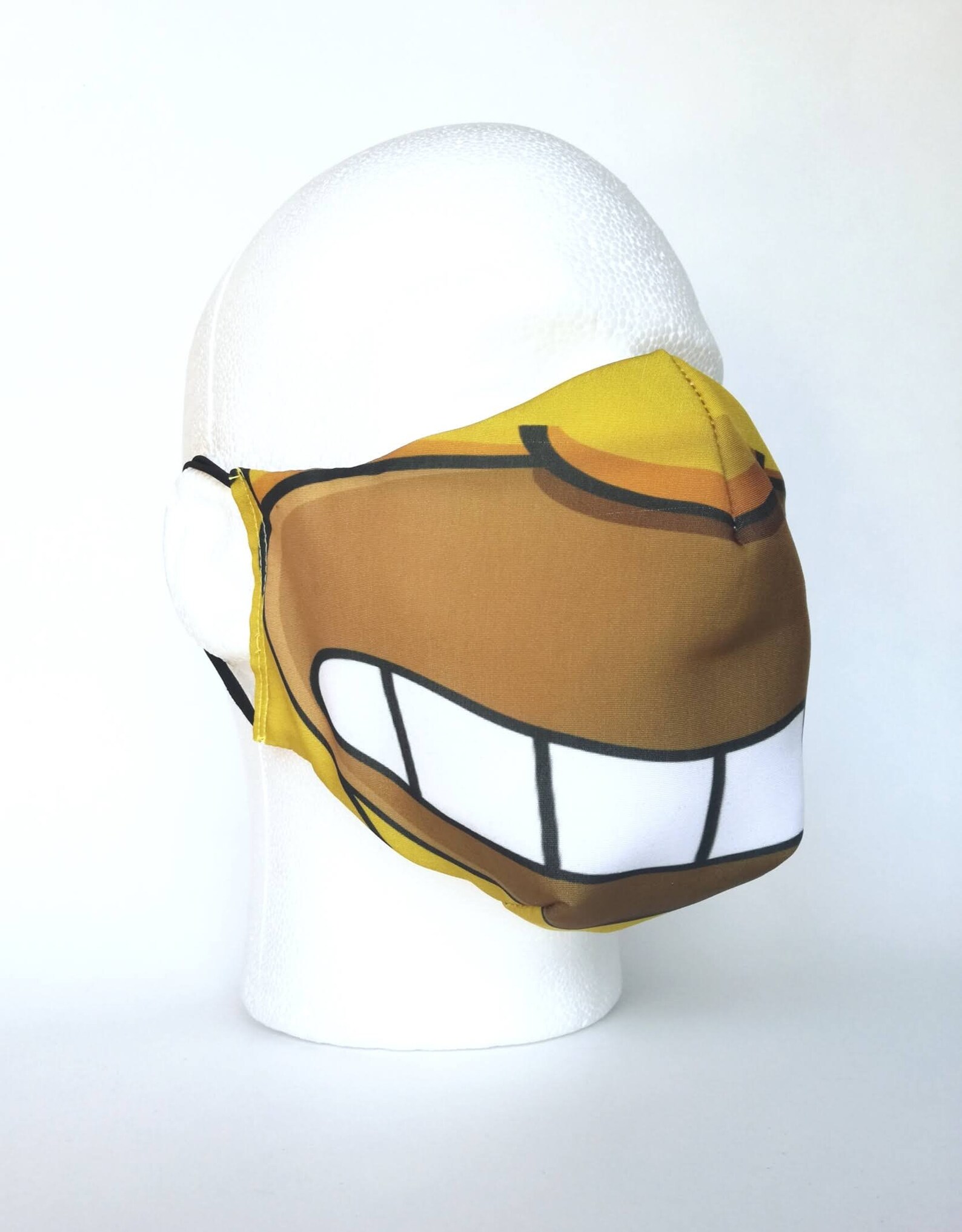 Homer Simpson Face Mask: Funny Sublimation Print, Costume Mask - Etsy