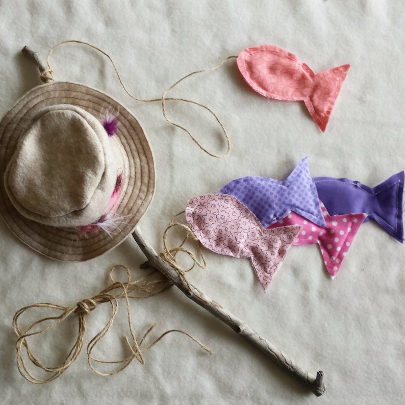 Tiny Fishing Girl Set Newborn Fishing Prop Newborn Photo Prop - Etsy