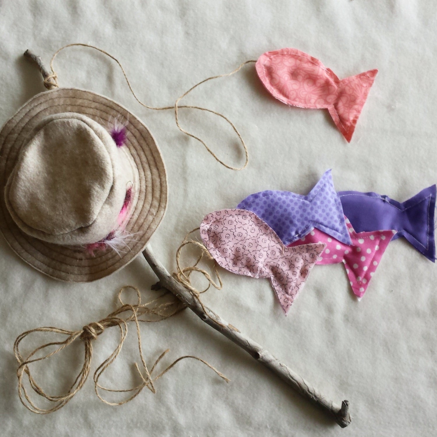 Tiny Fishing Girl Set Newborn Fishing Prop Newborn Photo Prop Newborn ...