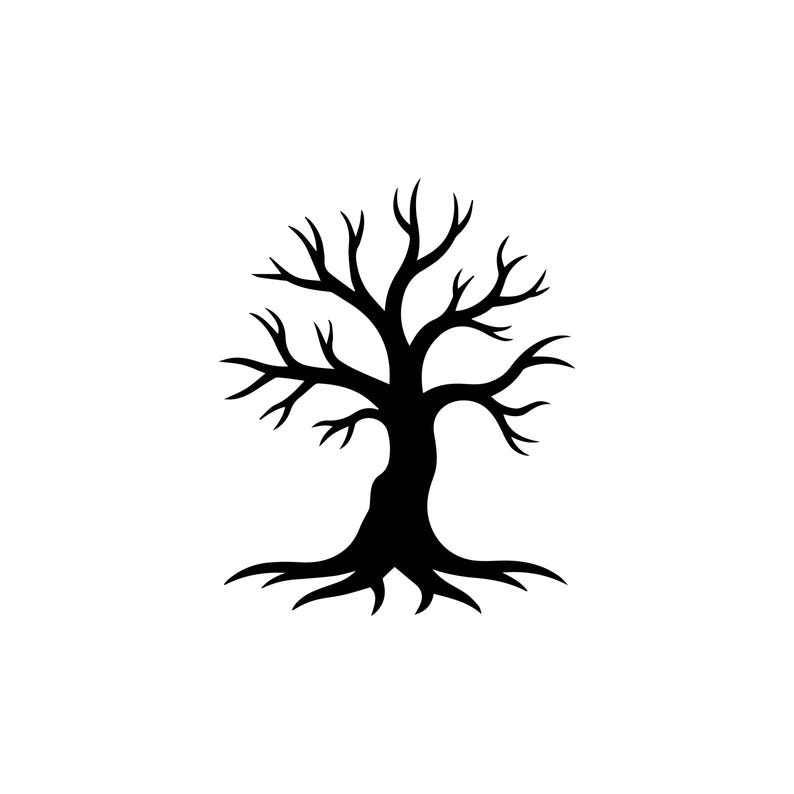Minimalist Bare Tree Svg : Clean Cut File for Cricut (digital Download ...