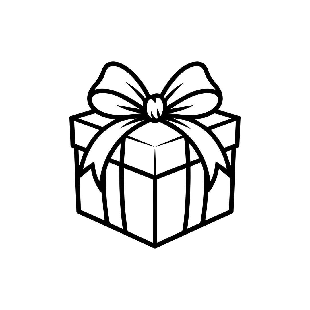 Gift Box Svg : Minimalist Design for Celebrations (digital Download) - Etsy