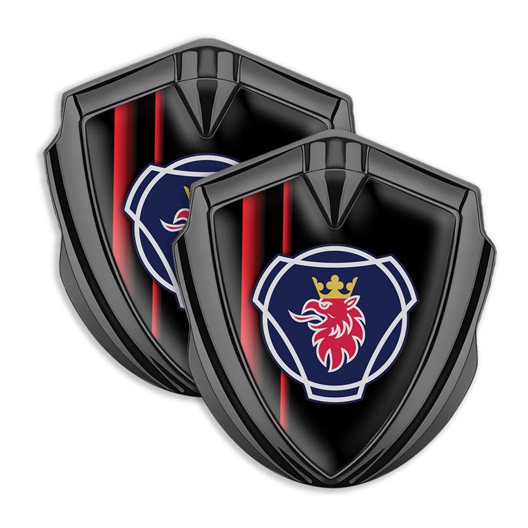 Custom Metal Shield Badge SCANIA / Truck Scania Logo Decoration - Etsy