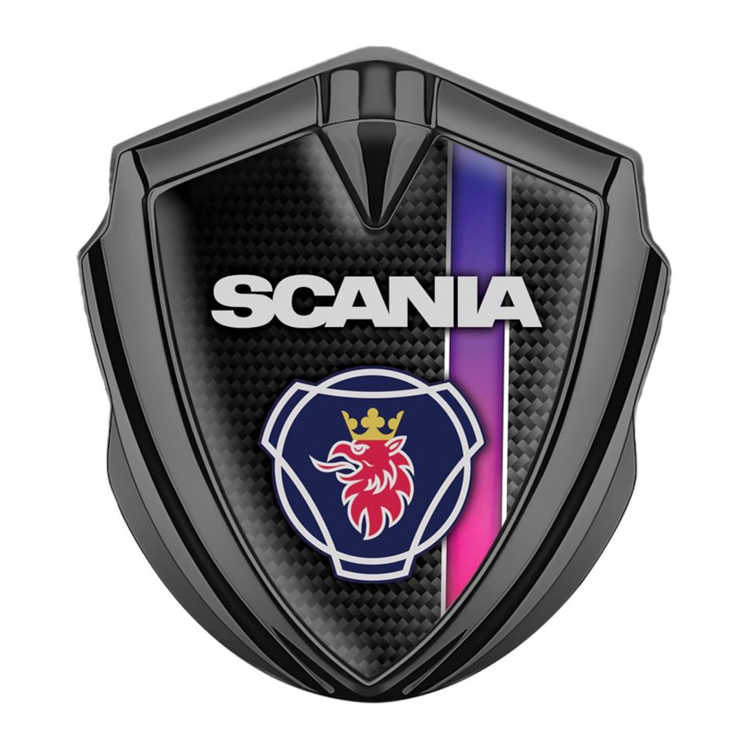 Custom Metal Shield Badge SCANIA / Truck Scania Logo Decoration - Etsy
