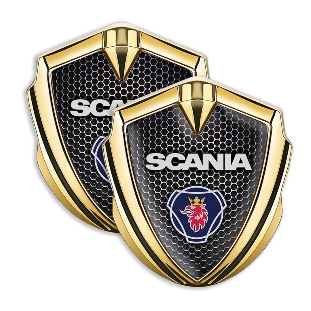 Custom Metal Shield Badge SCANIA / Truck Scania Logo Decoration - Etsy UK