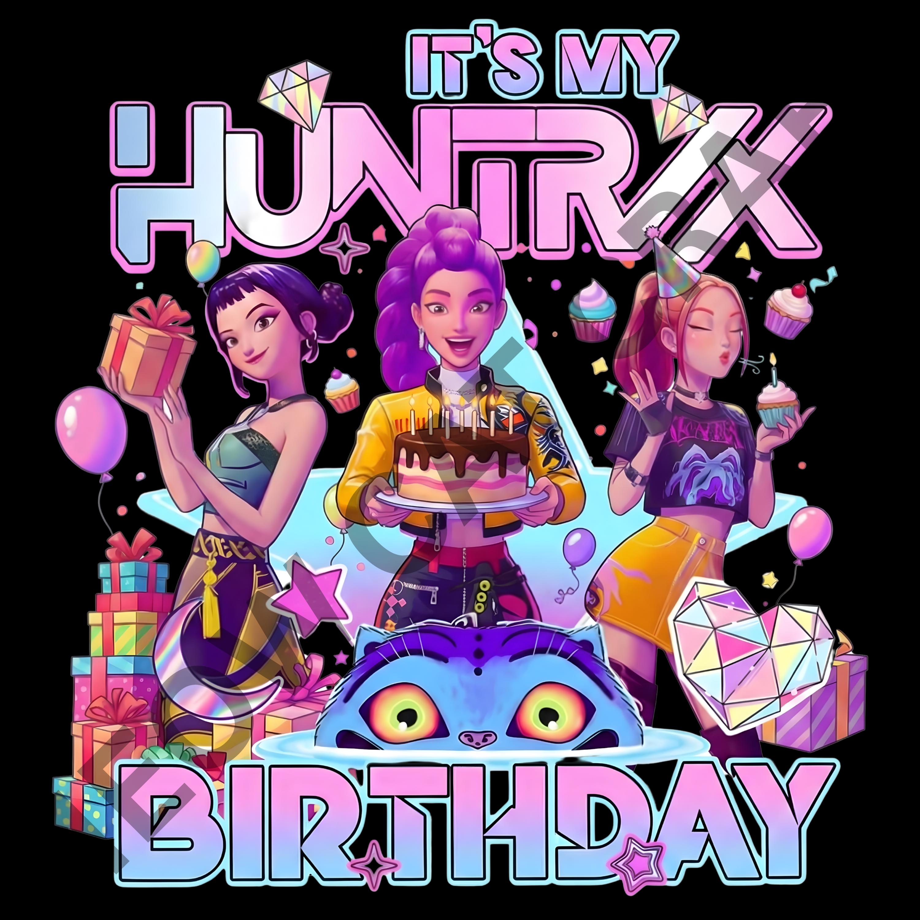It's My Birthday Huntrix PNG | Kpop Huntrix Birthday PNG | Saja Girls ...