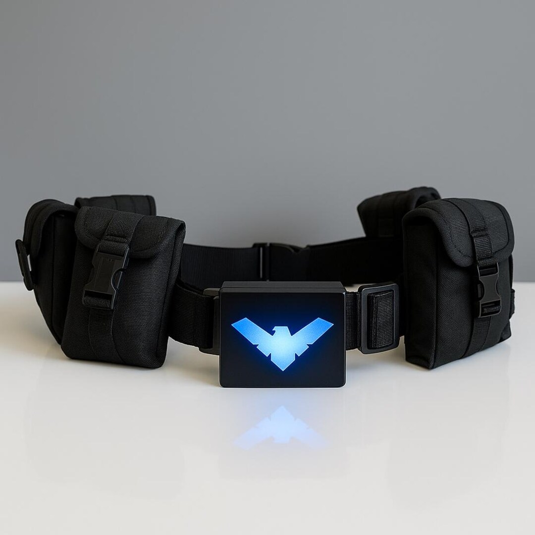 Nightwing Cosplay Utility Belt | LED Light-up, USB-C Rechargeable - Etsy
