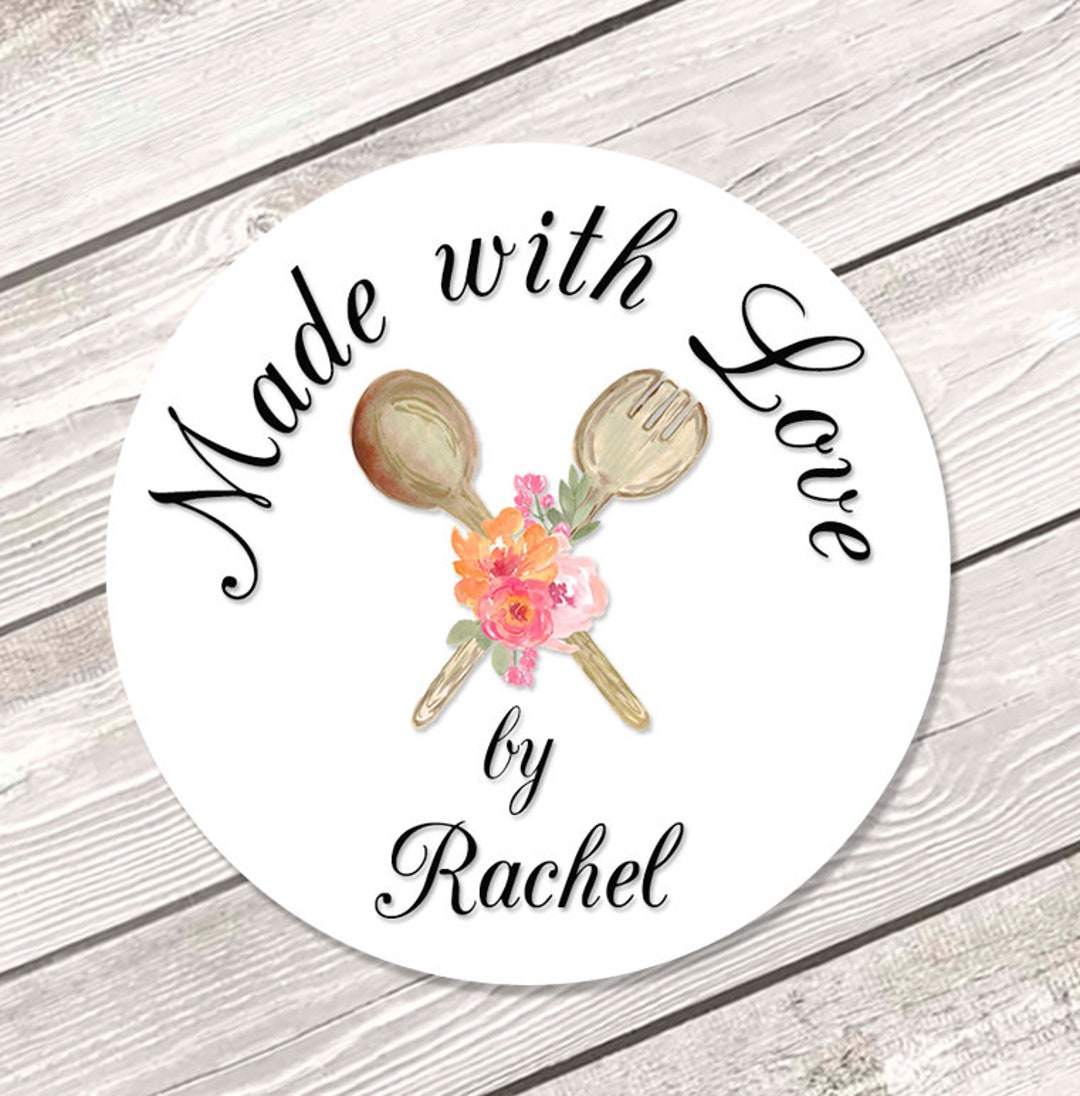 Personalized Baking Stickers, Bakery Box Labels, Food Gift Sticker ...