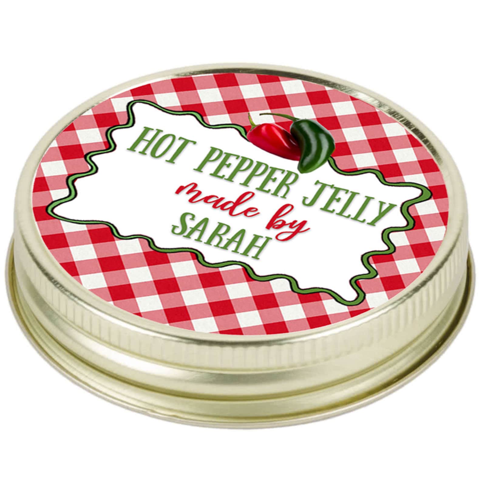 Canning Labels, Hot Pepper Jelly Labels, Mason Jar Labels, Jam Labels ...