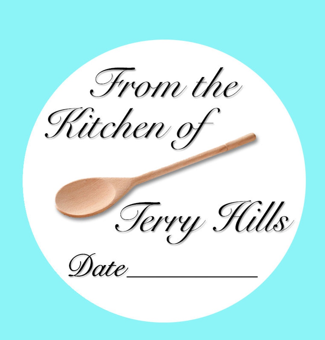 Baking Labels, Freshly Baked Labels, Cookie Bag Label, From the Kitchen ...