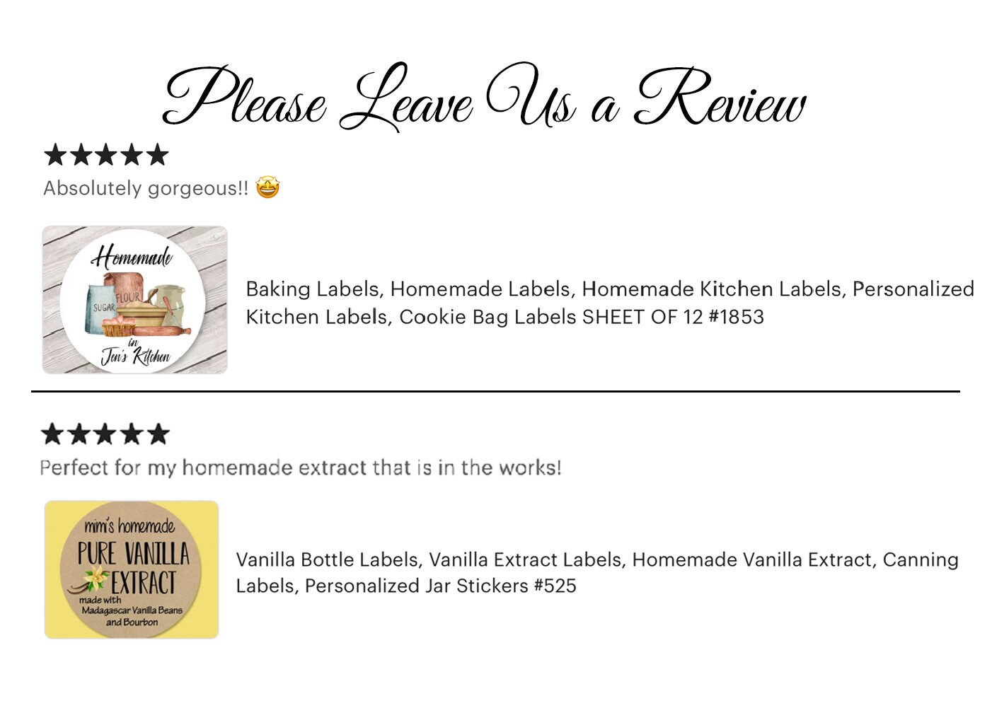 Lemon Extract Labels for Homemade Kitchen Gifts, Personalized Lemon ...