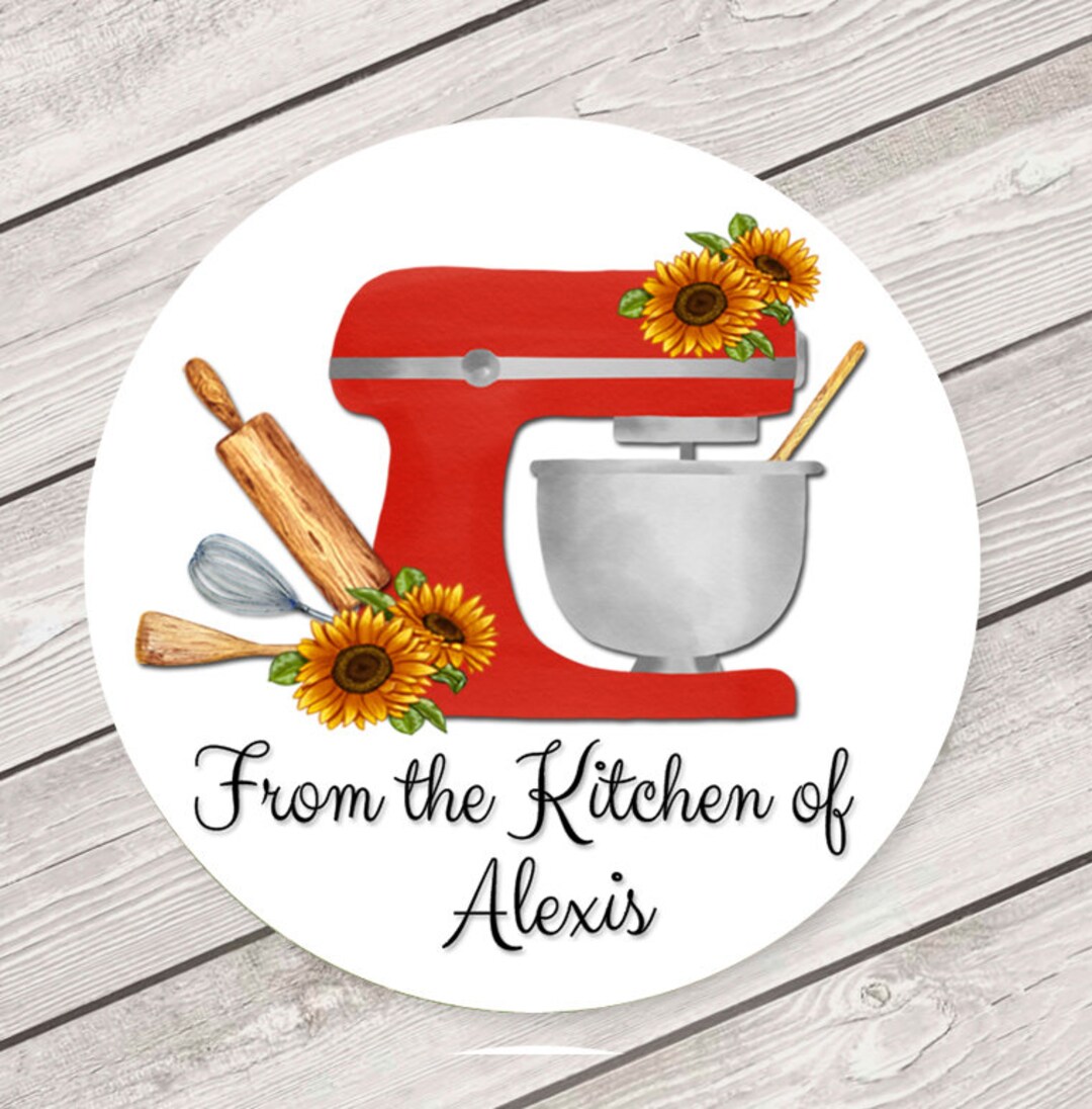 Custom Baking Label, Personalized From the Kitchen of Label, Cooking ...