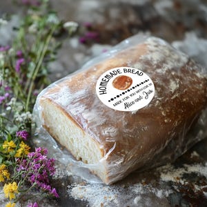 Baking Labels,bread Labels,bread Stickers, Homemade Bread, Personalized ...