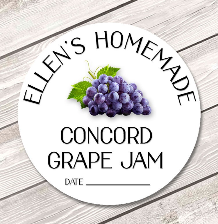 Smuckers Grape Jelly Label