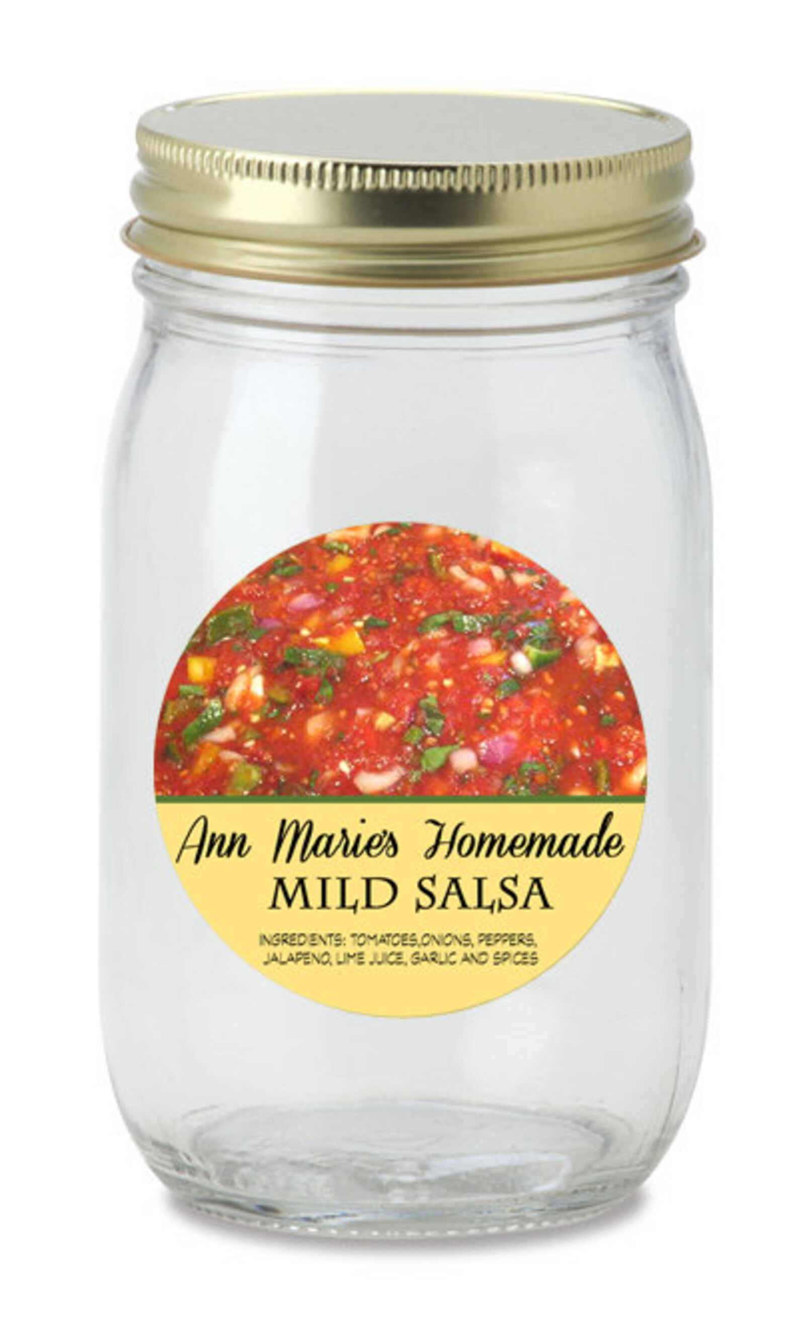 Salsa Labels Salsa Canning Label Hot Sauce Label | Etsy