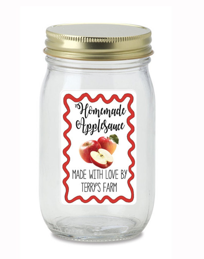 Applesauce Labels Canning Labels Apple Jelly Apple Butter | Etsy