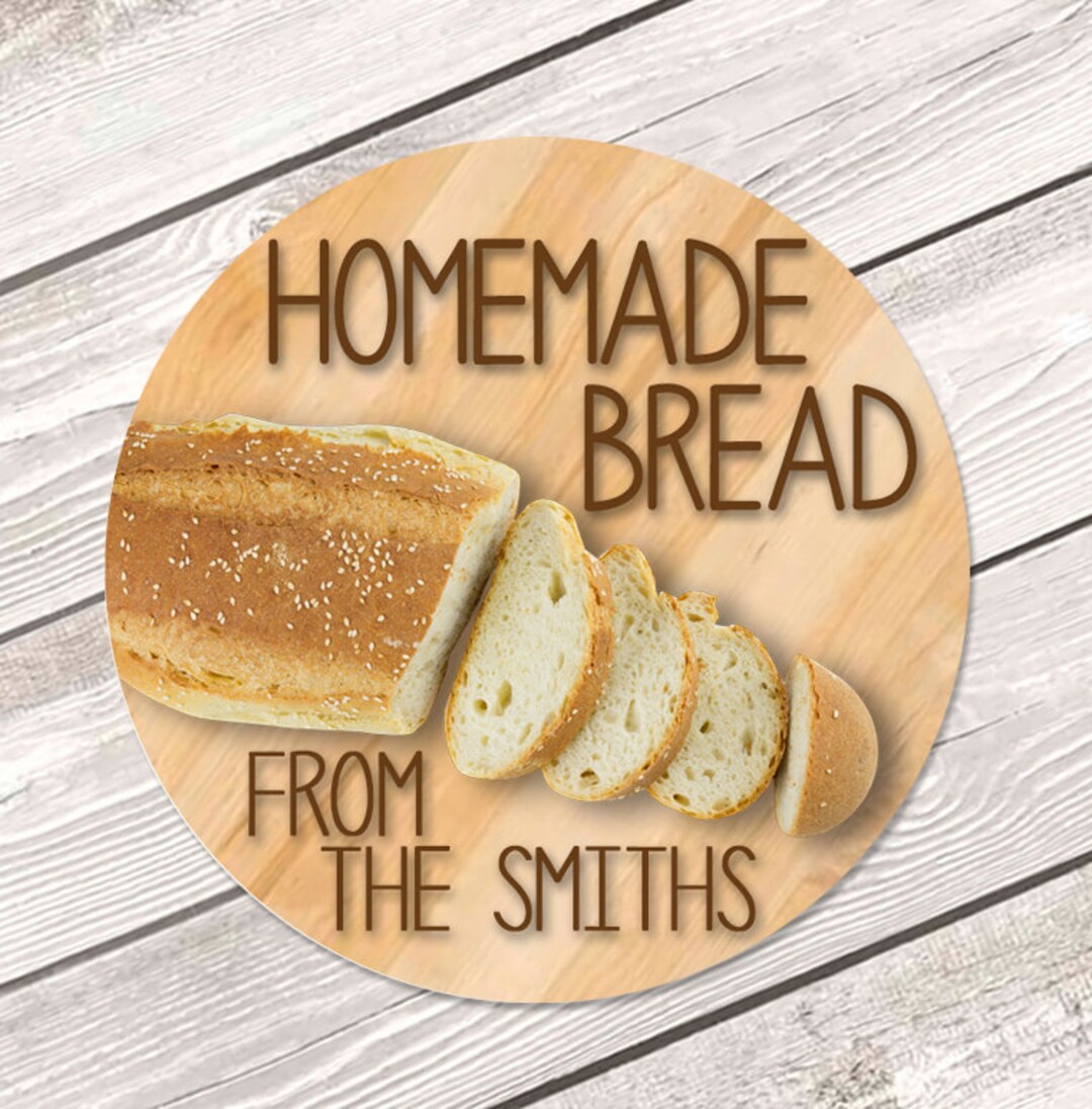 Homemade Bread Labels | Artisan Bread Labels | Baking Labels | Bread ...