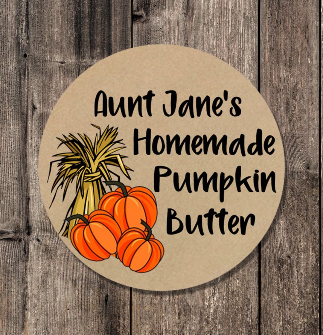 Pumpkin Butter Labels, Mason Jar Labels, Applesauce Labels, Pumpkin ...