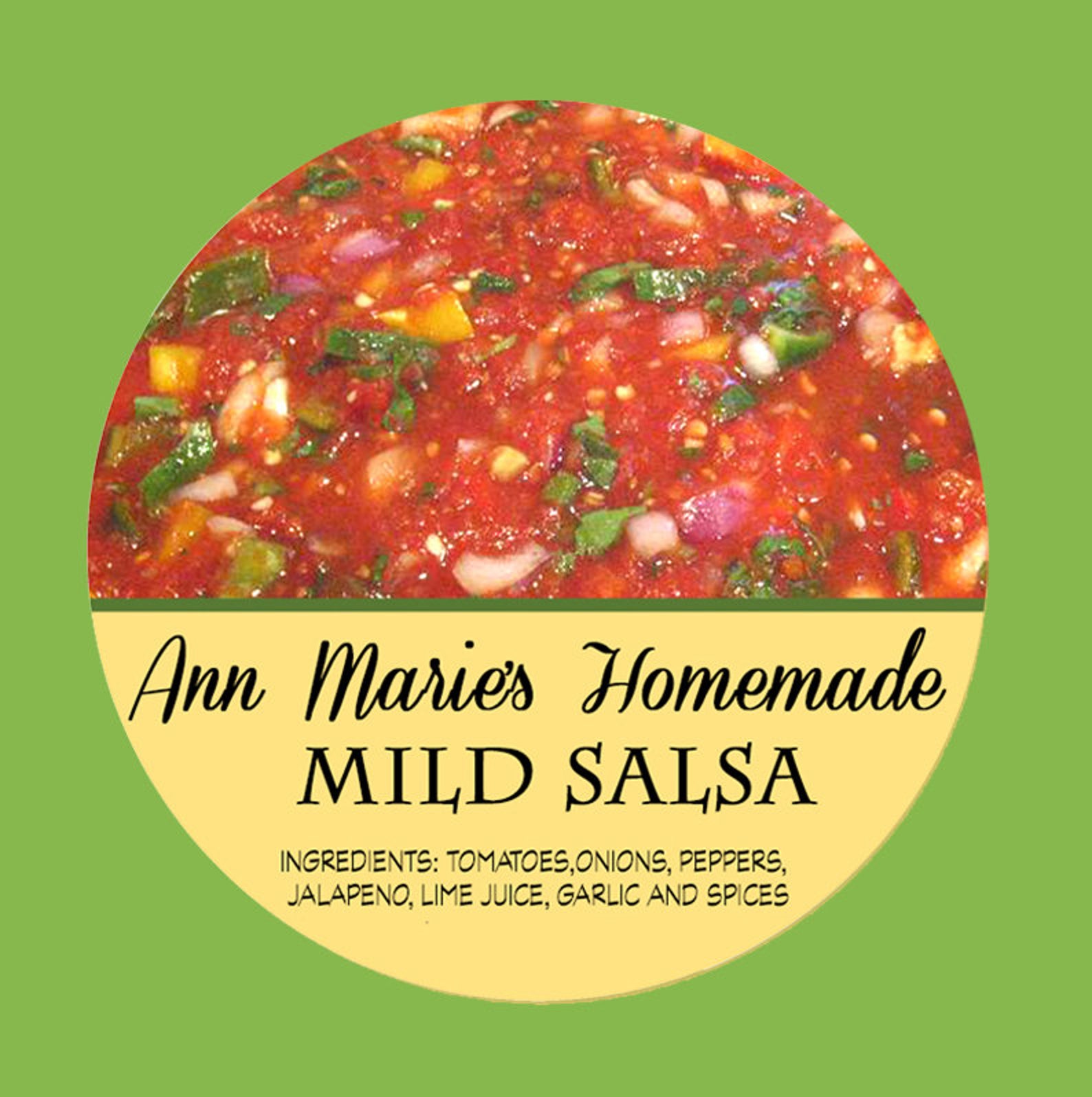 Salsa Labels Salsa Canning Label Hot Sauce Label | Etsy