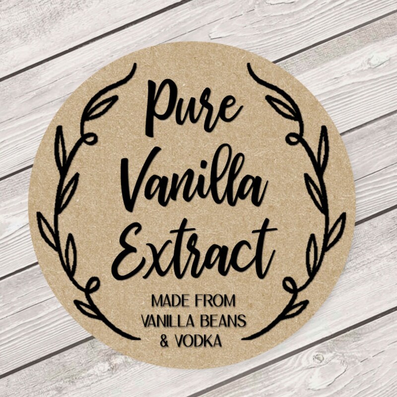 Vanilla Labels - Etsy