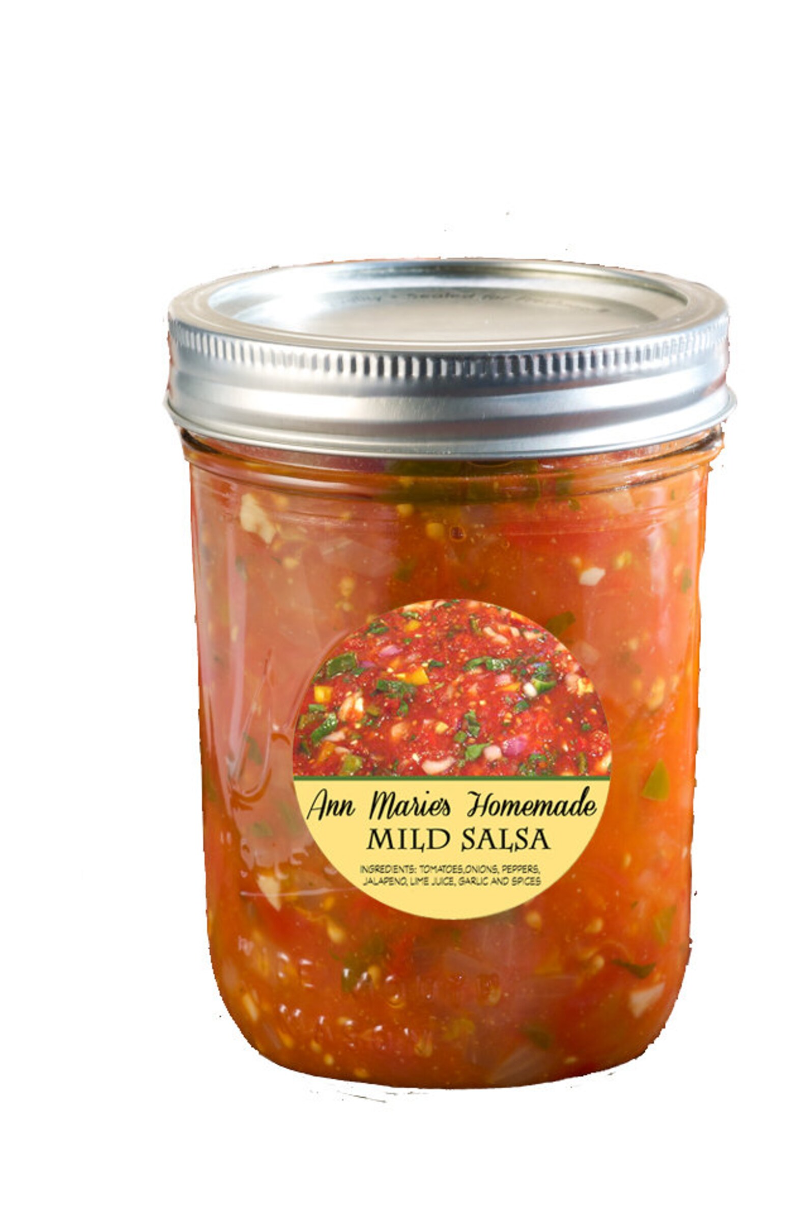 Salsa Labels Salsa Canning Label Hot Sauce Label | Etsy