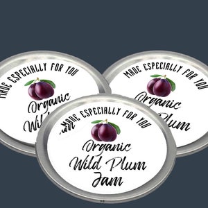 Canning Labels, Plum Jam Labels, Homemade Jam Labels, Mason Jar Labels ...
