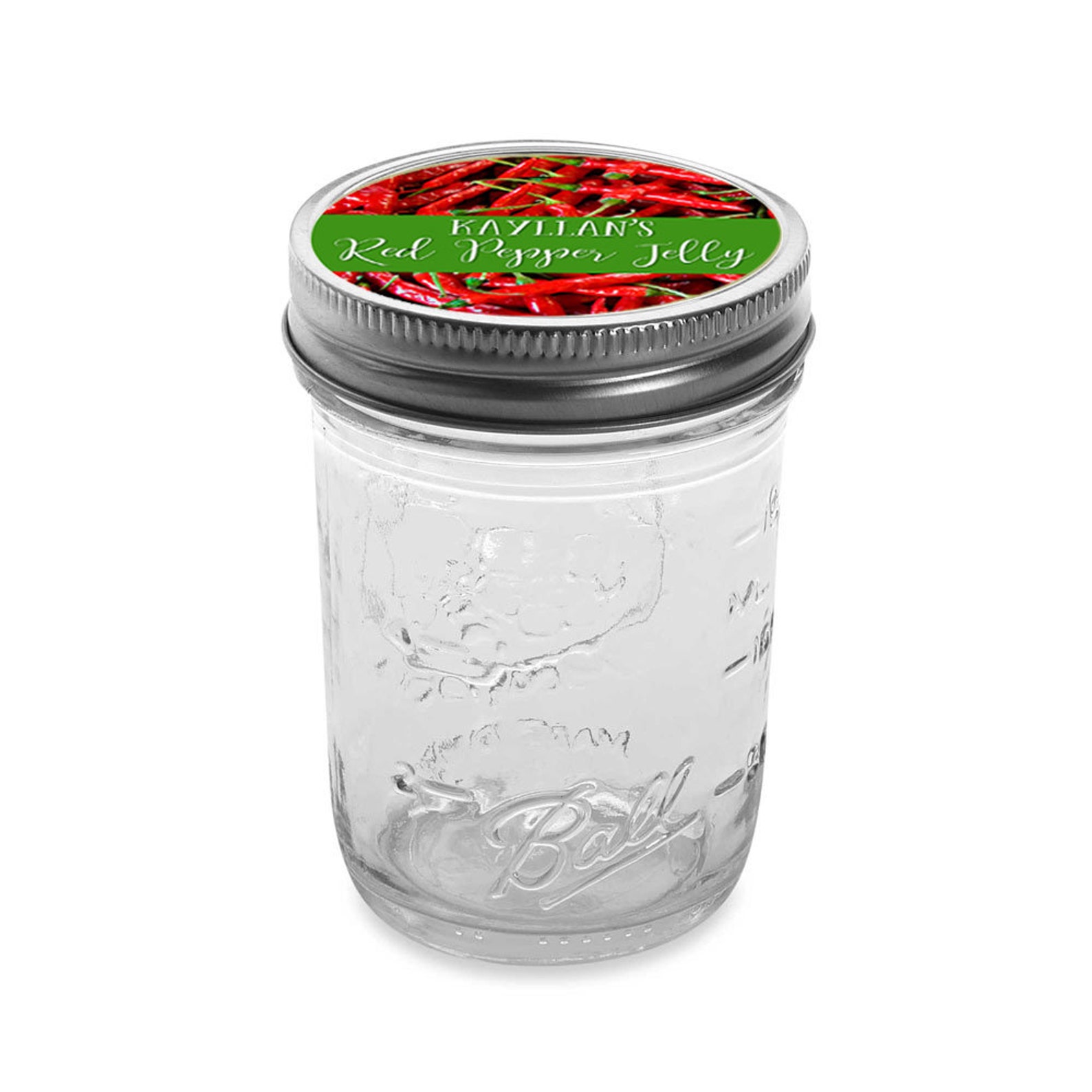 Canning Labels Mason Jar Labels Red Pepper Jelly Labels | Etsy