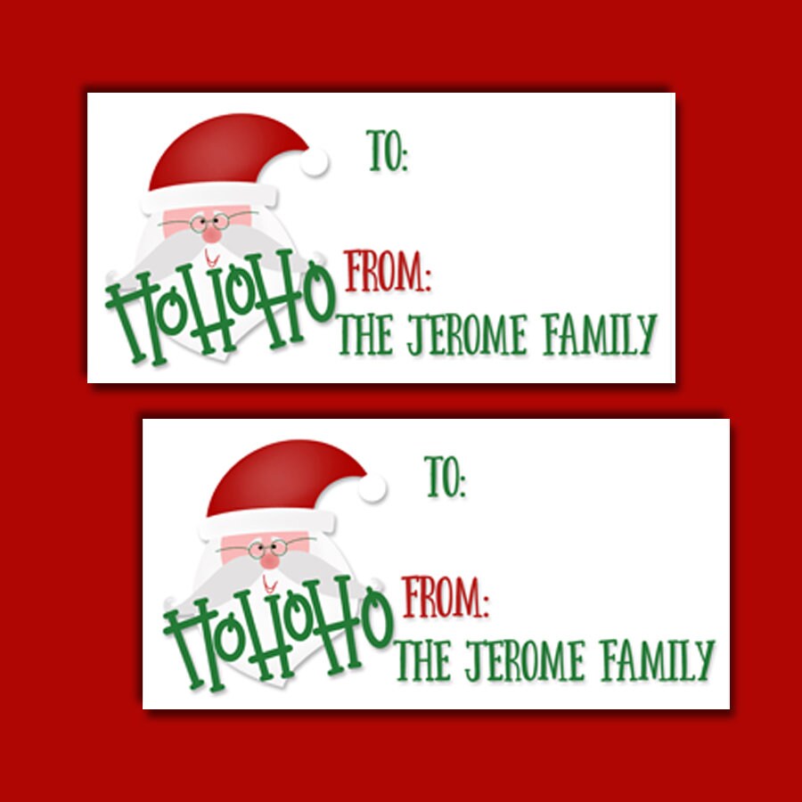 Christmas Gift Stickers Christmas Gift Labels Holiday Gift | Etsy