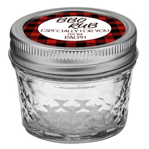 BBQ Rub Labels, Personalized Labels for Spice Bottles, BBQ Dry Rub and ...