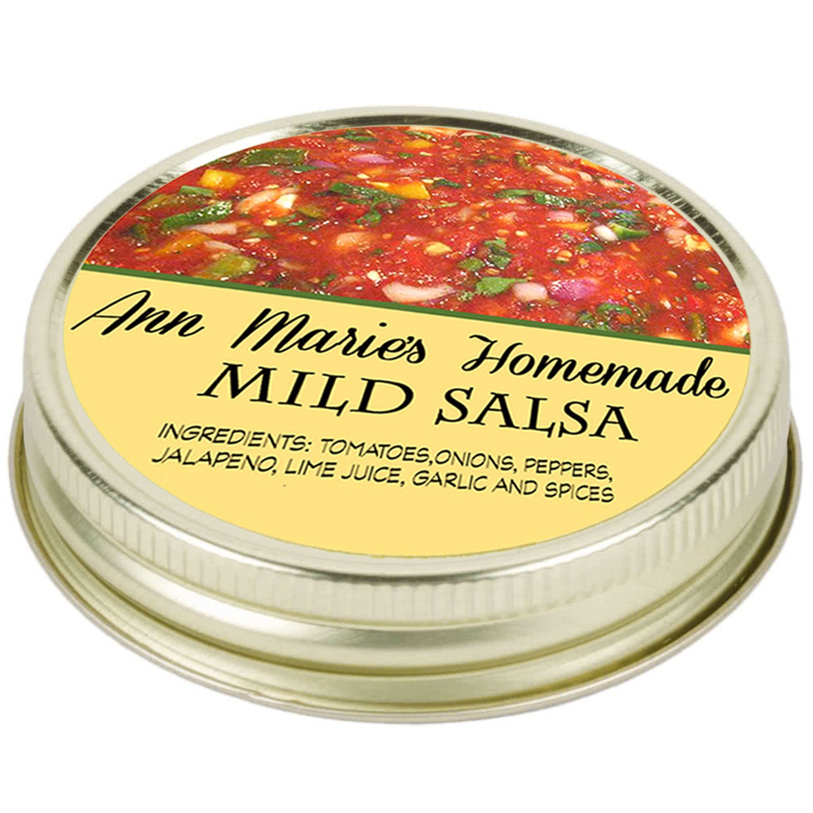 Salsa Labels Salsa Canning Label Hot Sauce Label | Etsy