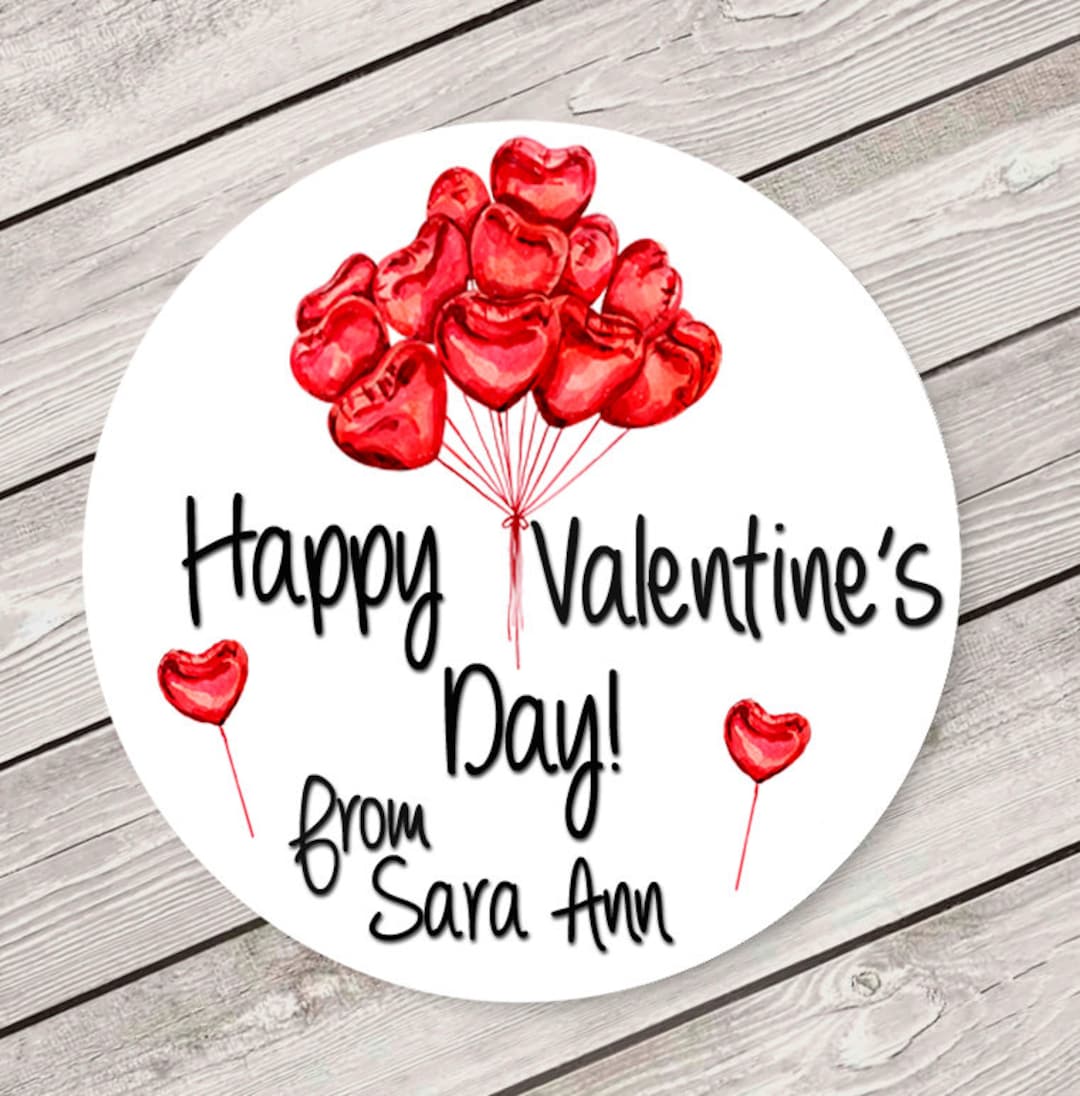 Valentine Stickers, Kids Valentines, School Valentines, Treat Bag ...