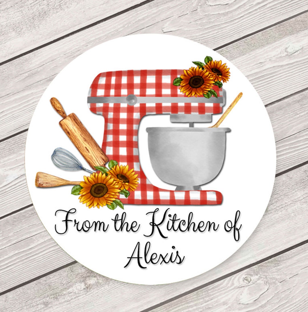 From the Kitchen of Label | Homemade Baking Label | Baking Gift Label ...