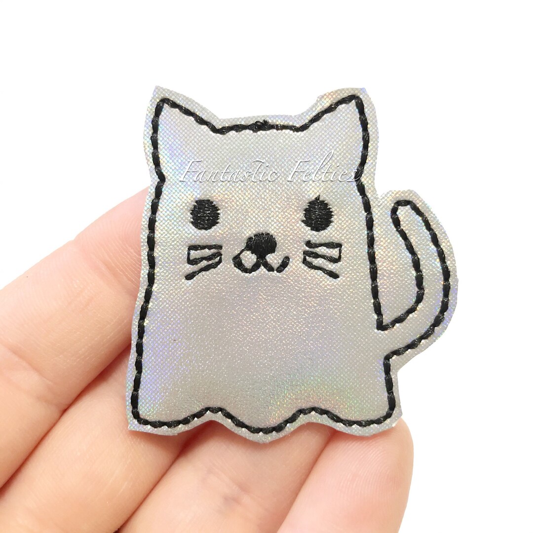 Ghost Felties - Halloween Felties | Kitten Ghost Felties | Kitty Ghost ...