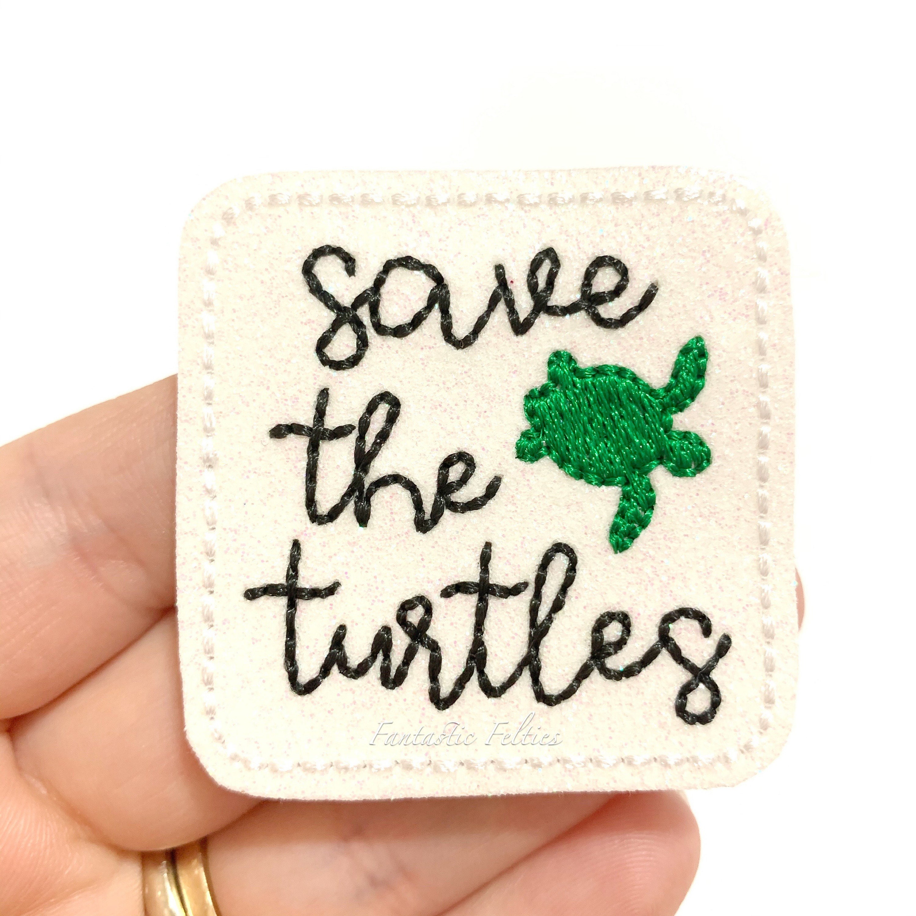 Save the Turtles Feltie Vsco Girls Felties VSCO Felties - Etsy