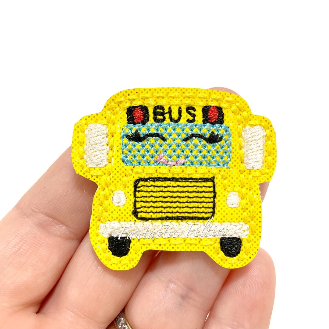 Bus Feltie | School Felties | School Bus Felties | Glitter Felties ...