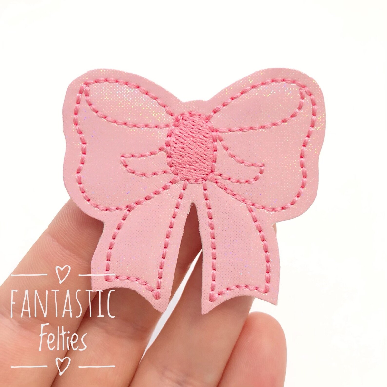 Coquette Bow Felties Pink Bow Felties Bow Shape Felties Bow Felties ...
