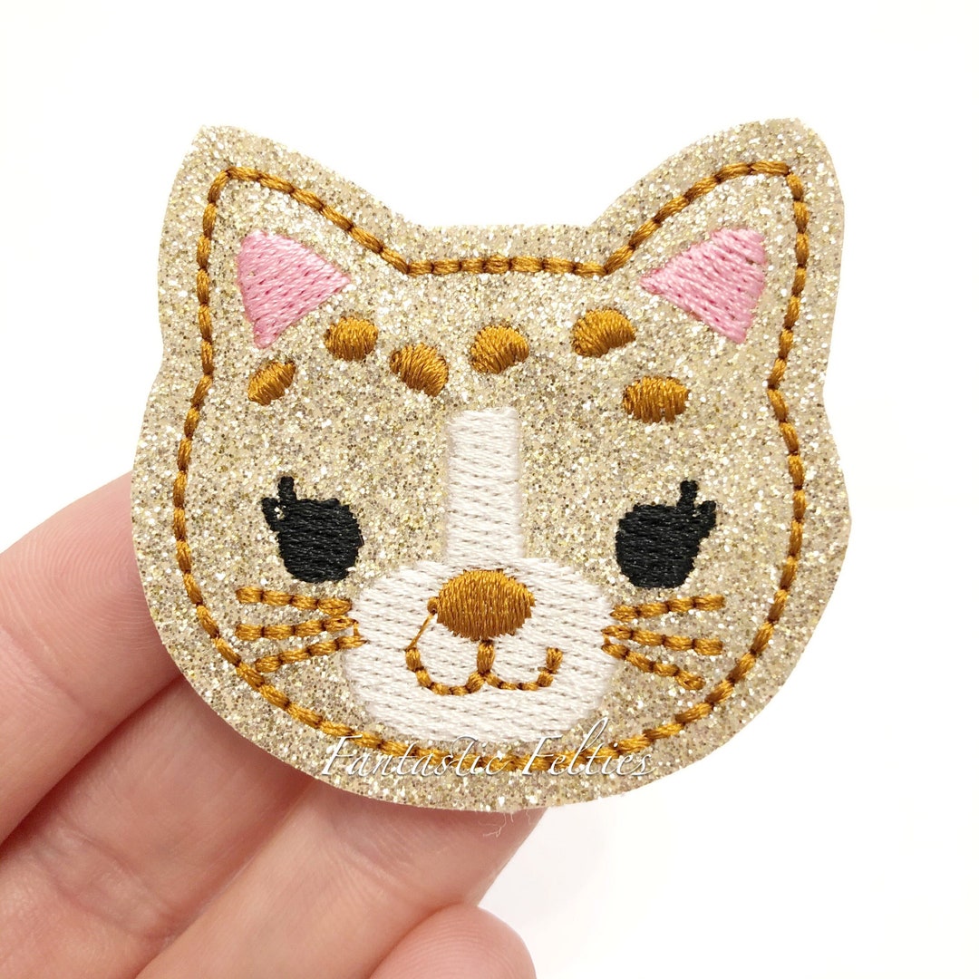 Cheetah Feltie | Animal Felties | Leopard Felties | Glitter Felties ...