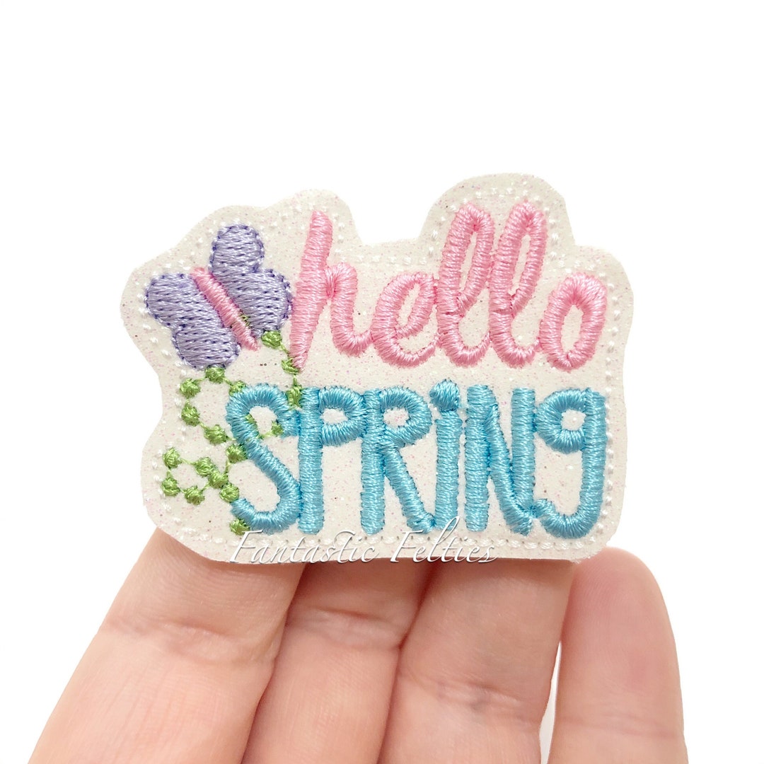 Hello Spring Felties |UNCUT | Spring Felties| Butterfly Felties ...