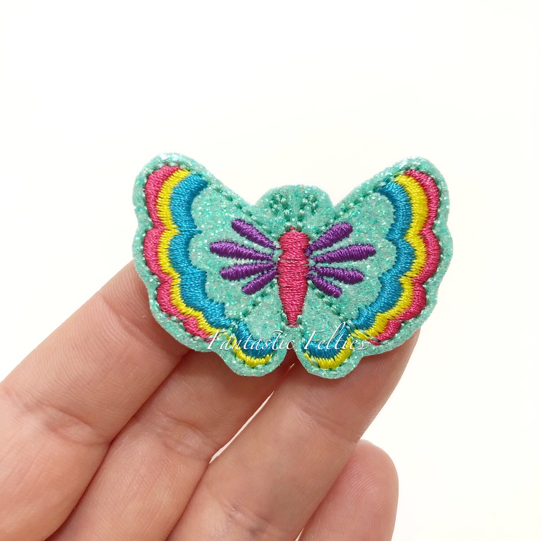 Butterfly Felties | UNCUT| Mint Butterfly Felties | Spring Felties ...