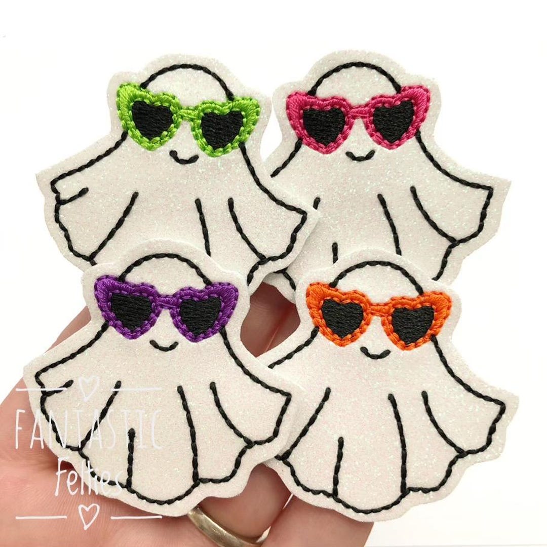 Ghost Feltie | Retro Ghost Felties | Groovy Ghost Felties| Halloween ...