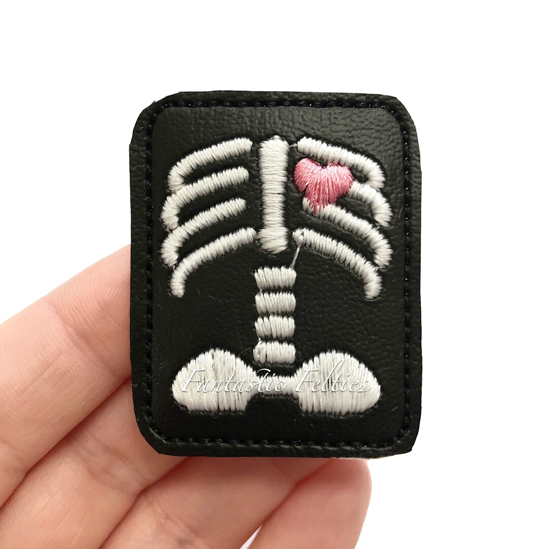 Skeleton Feltie | Xray Felties | Halloween Feltie | Glow in the Dark ...
