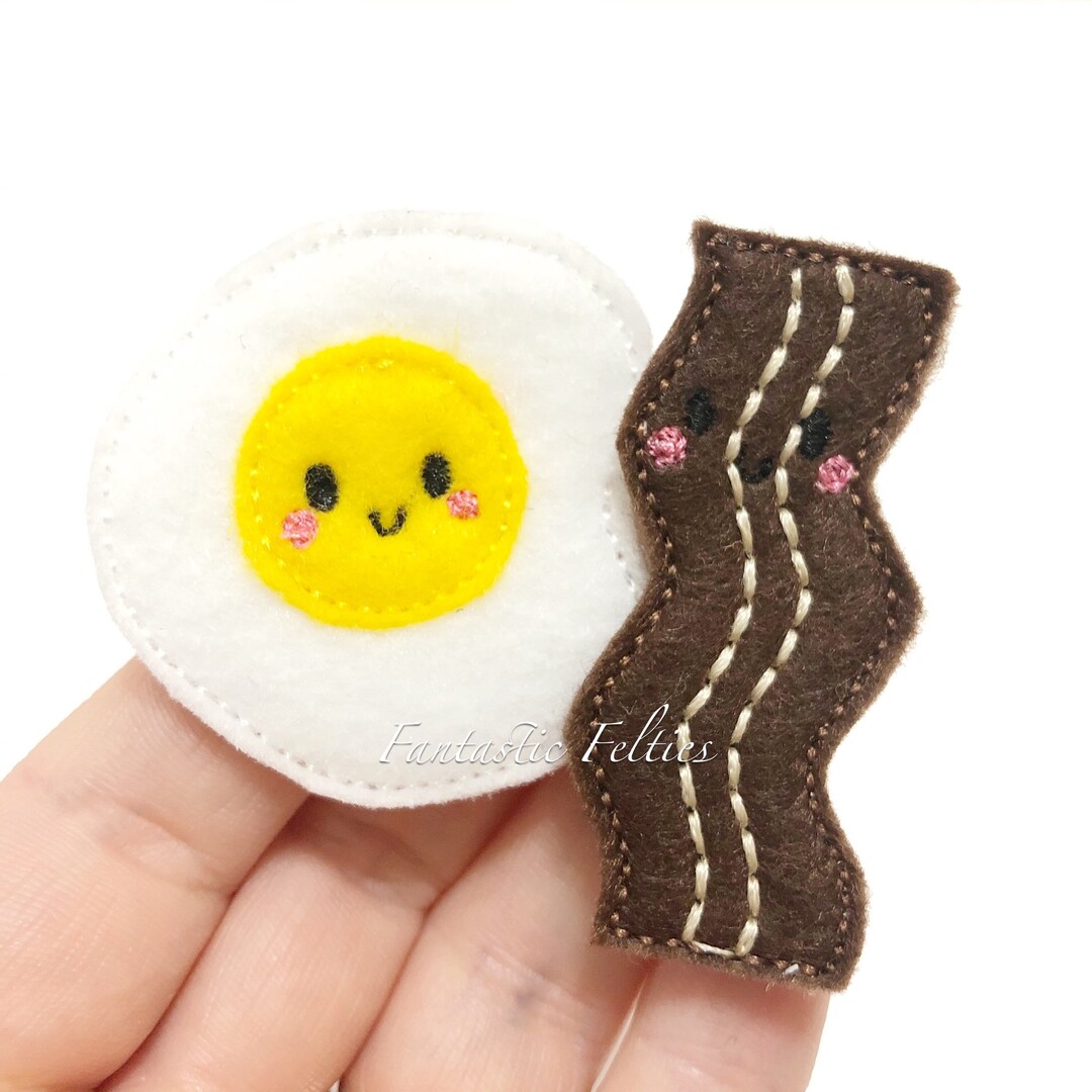 Bacon and Egg Felties Bacon Feltie Egg Felties Breakfast Felties Food ...