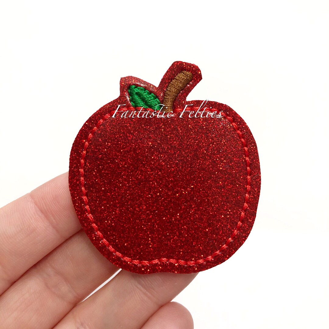 Apple Feltie | Cute Apple Felties | Fruit Felties | Vegan Leather ...
