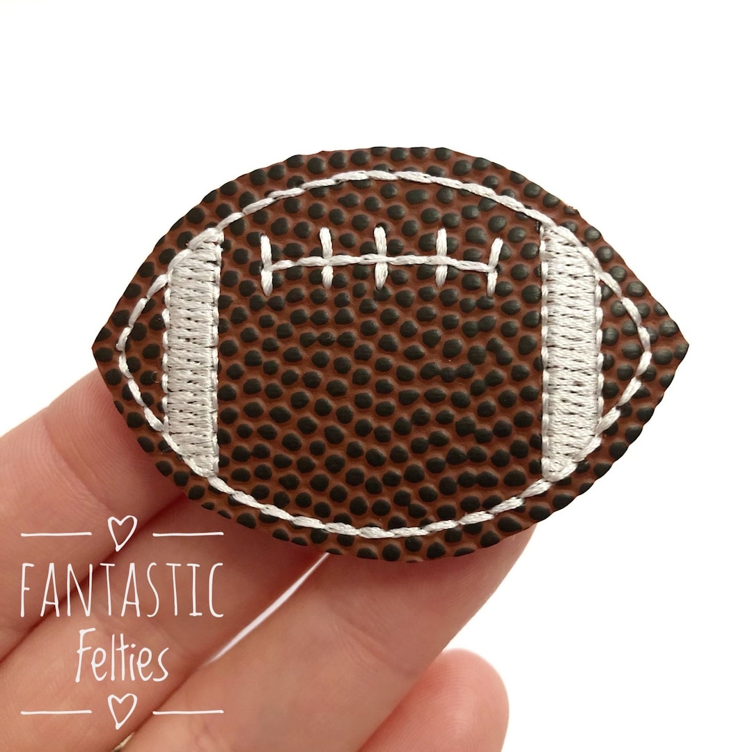 Football Feltie | Sports Felties | Textured Football Felties | Football ...