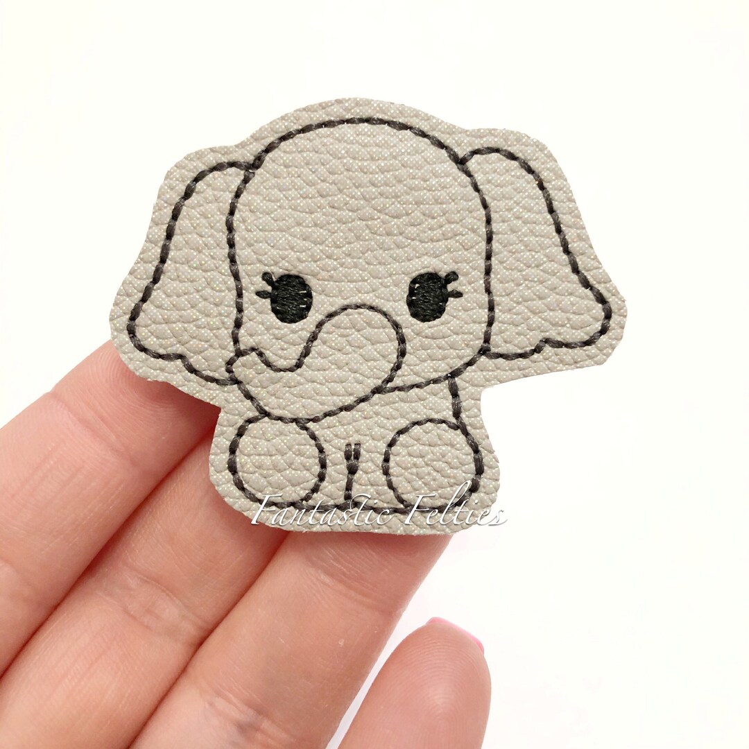 Elephant Felties | Baby Elephant Felties | Animal Felties | Glitter ...